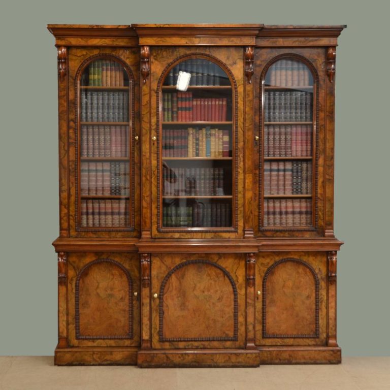 Antique Library Bookcases of Grand Proportions. - Antiques World