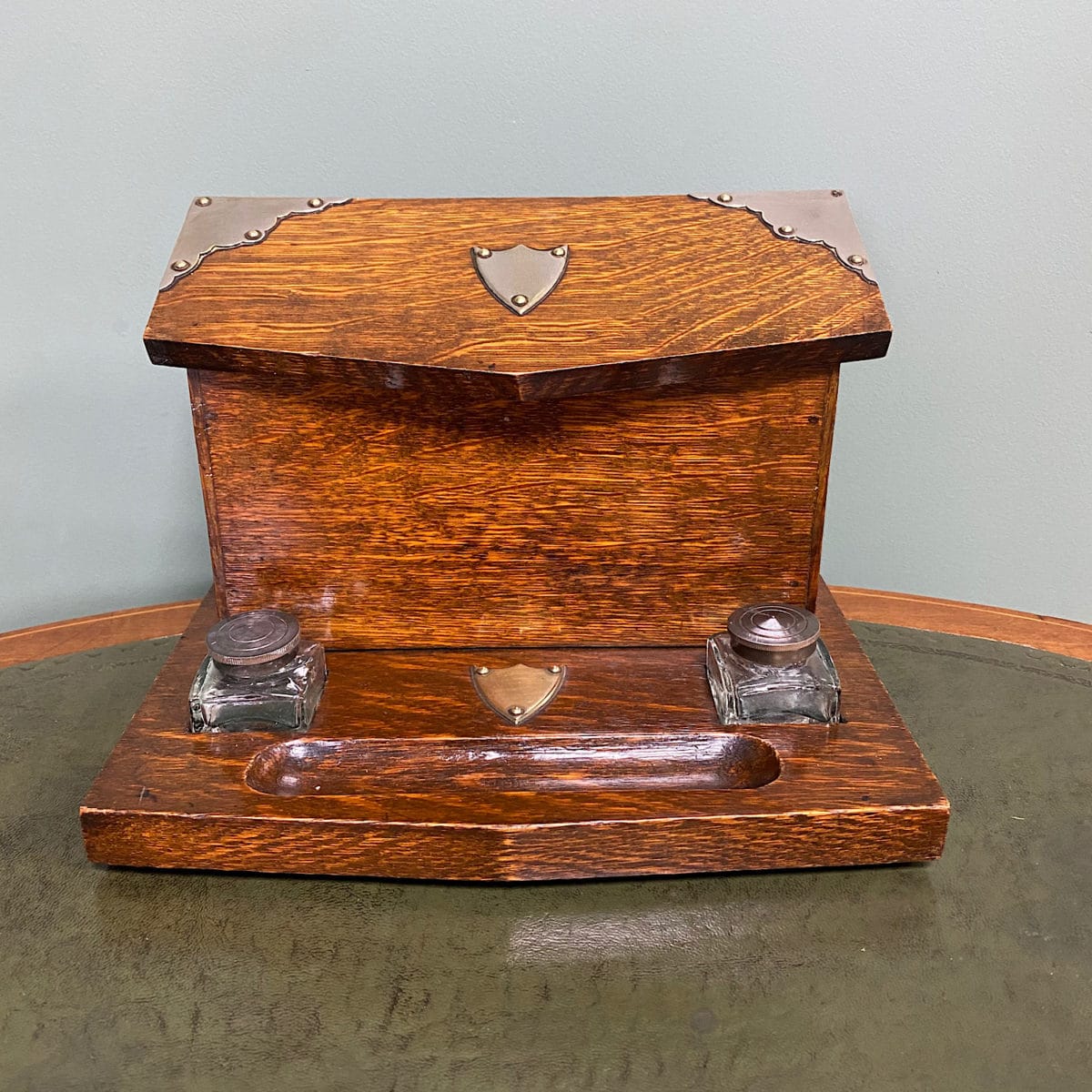 Outstanding Small Antique Writing Box / Slope - Antiques World