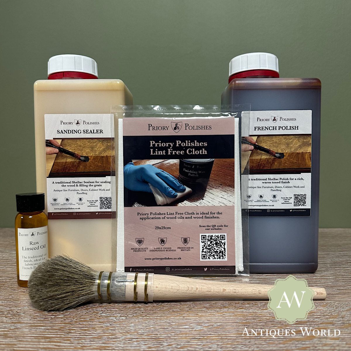 French Polishing Kit - Create a Traditional Finish on Antique Furniture ...