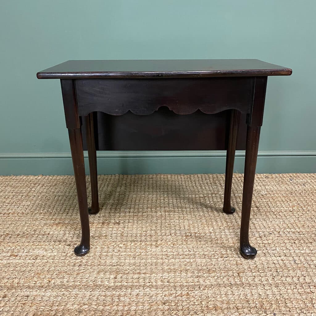 Georgian Mahogany Drop Leaf Antique Side Table - Antiques World