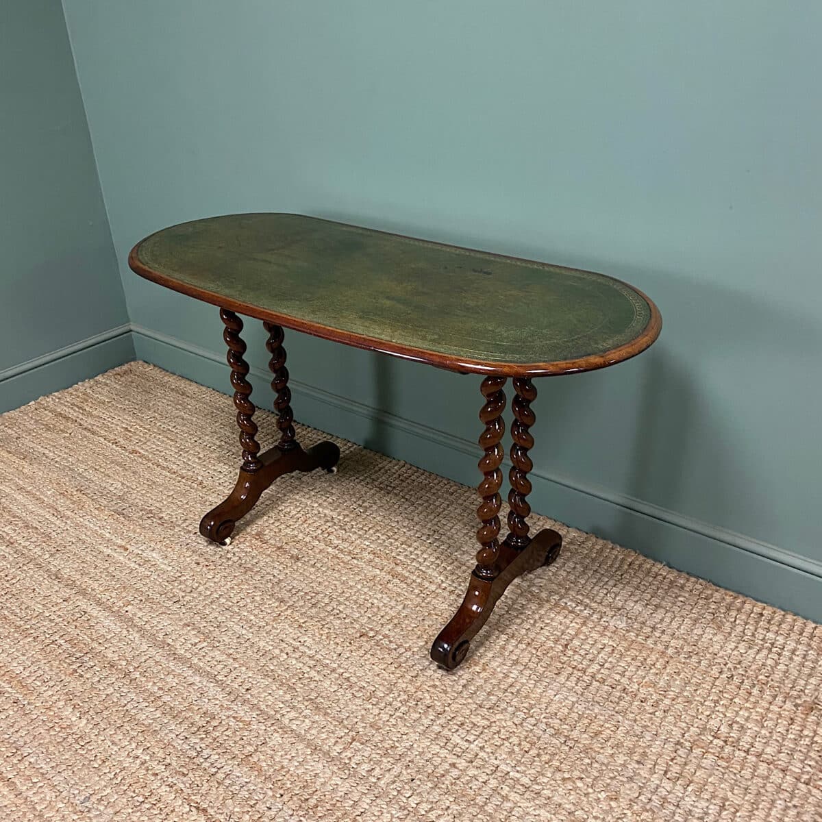 Elegant Antique Victorian Writing Table - Antiques World