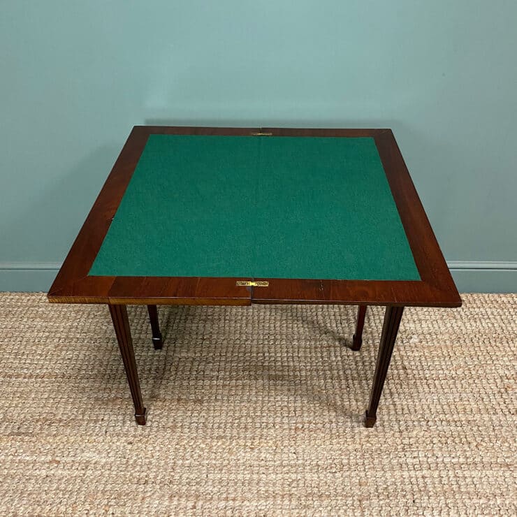 Stunning Antique Edwardian Card Table / Side Table - Antiques World