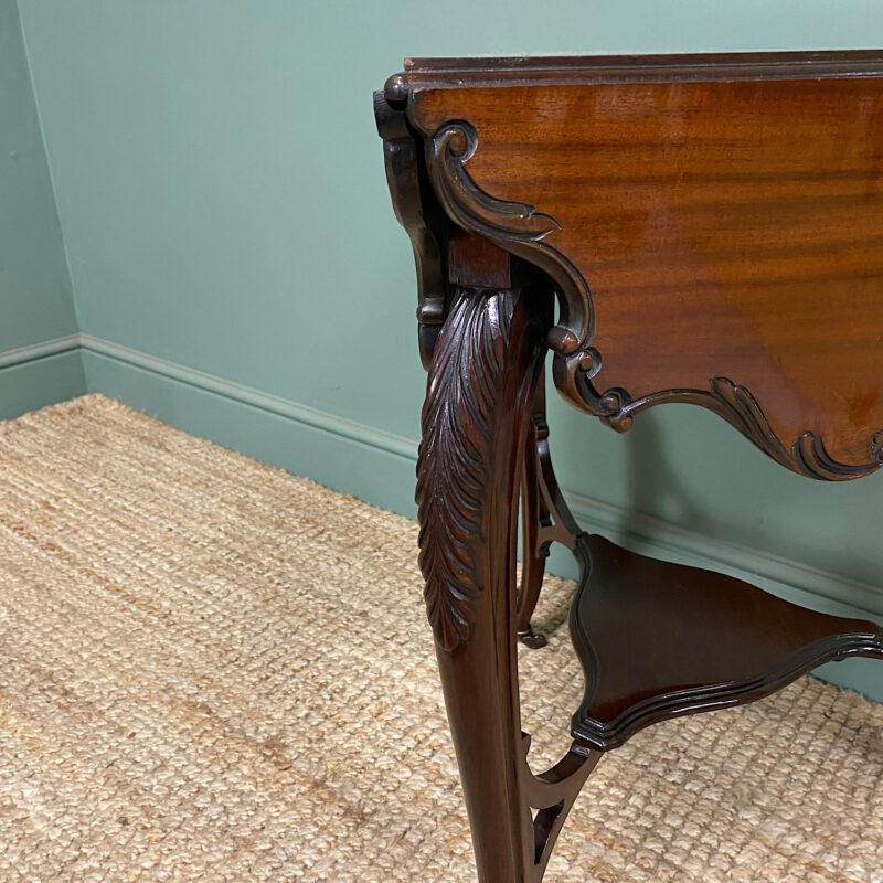 Unusual Victorian Antique Corner Table - Antiques World