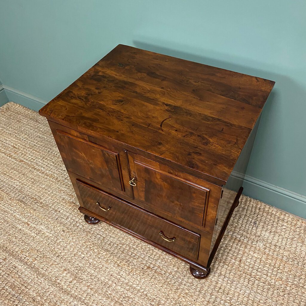 Rare Yew Antique Commode Chest - Antiques World
