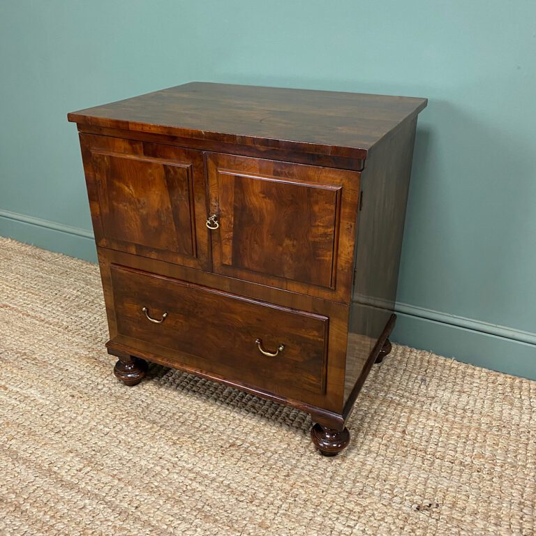 Rare Yew Antique Commode Chest - Antiques World