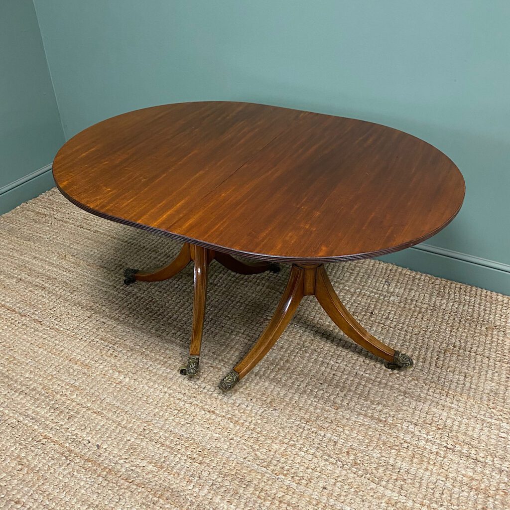 Antique Mahogany Pedestal Dining Table - Antiques World