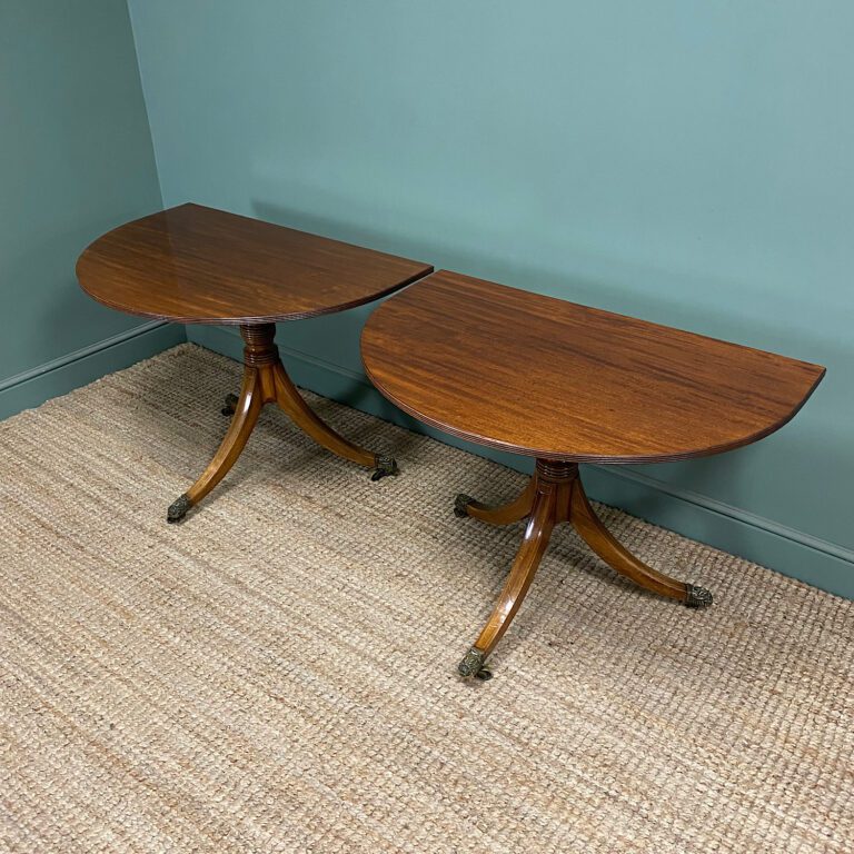 Antique Mahogany Pedestal Dining Table - Antiques World