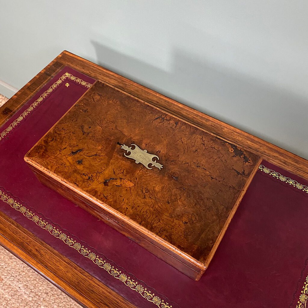 Rare 19th Century Pollard Oak Antique Writing Slope - Antiques World