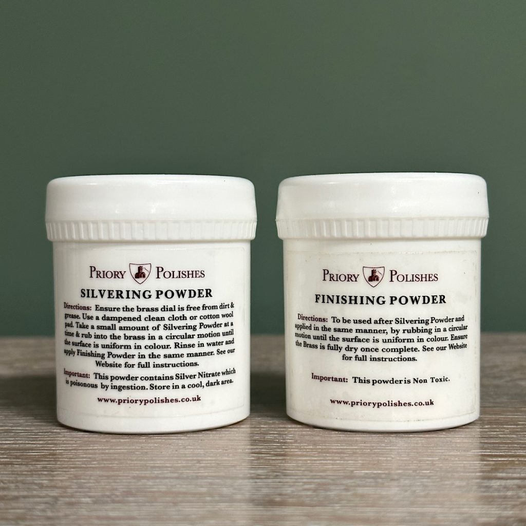 Antique Clock Dial Silvering Powder & Finishing Powder - Antiques World