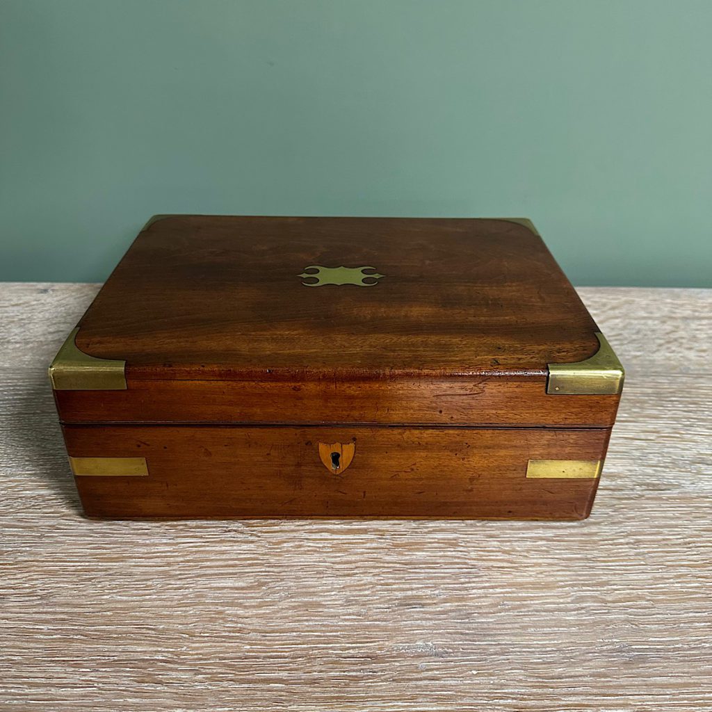 Outstanding Small Antique Writing Box / Slope - Antiques World