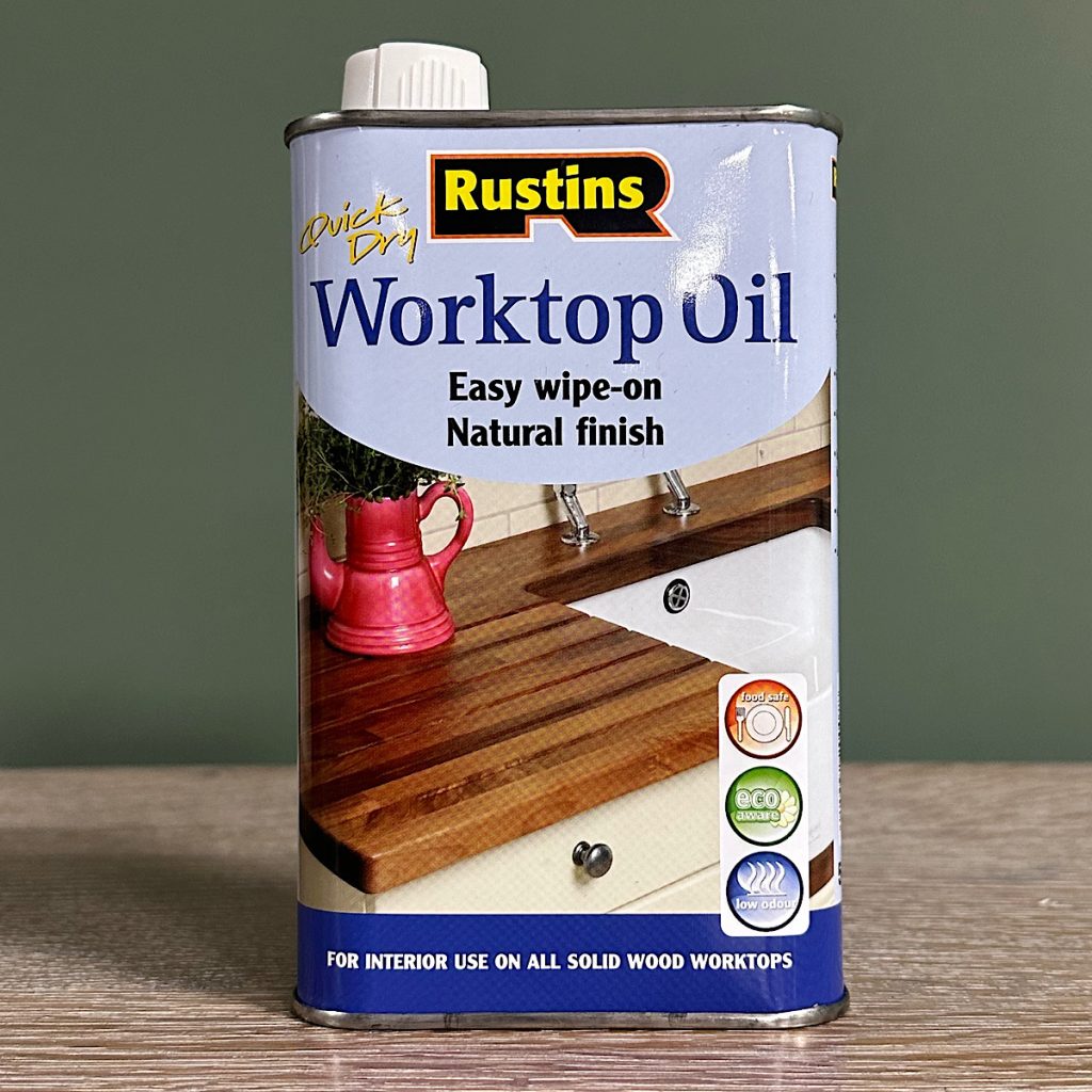 Worktop oil for kitchen worktops or wood counter-tops