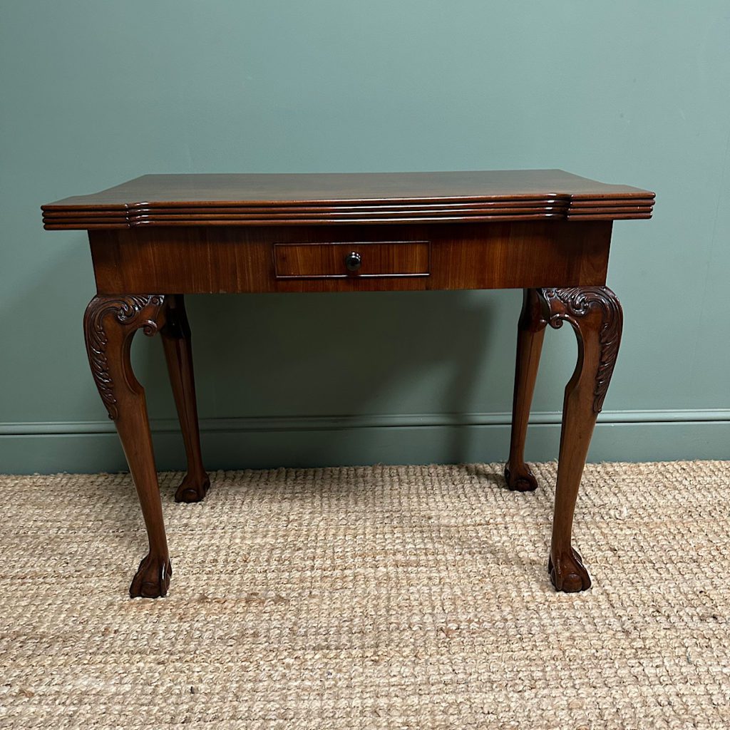 Superb Quality Antique Georgian Games Table / Tea Table - Antiques World