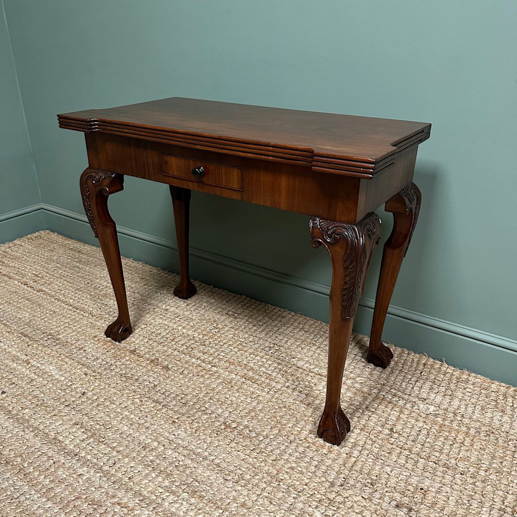 Superb Quality Antique Georgian Games Table / Tea Table - Antiques World
