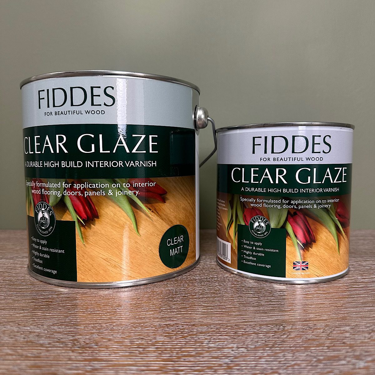 Fiddes Clear Glaze Varnish - Antiques World