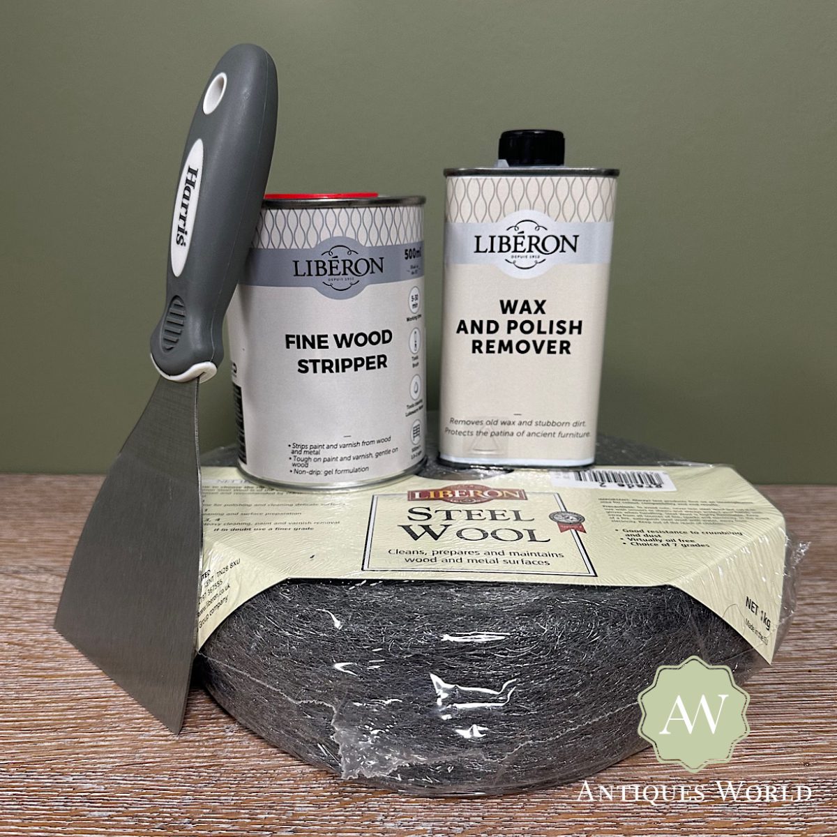 Liberon Wood Varnish and Paint Stripping Kit - Antiques World