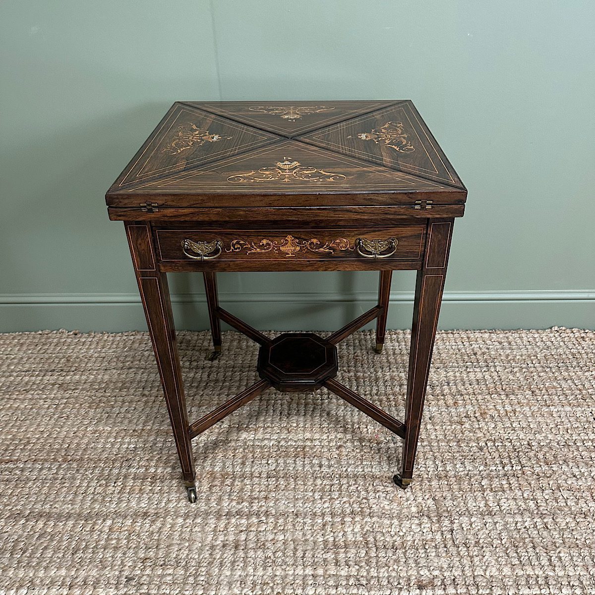 Victorian Games Table for Sale | Victorian Card Table